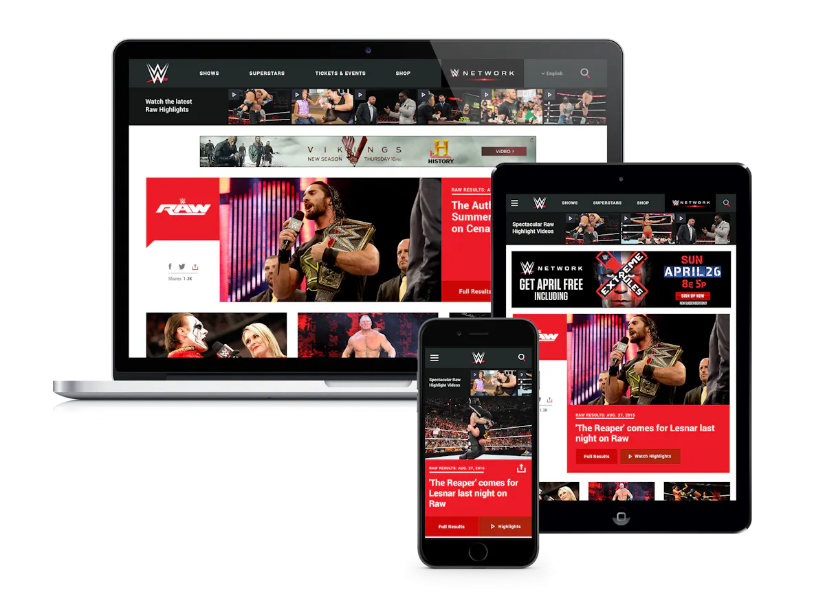 WWE Launches All New WWE.com